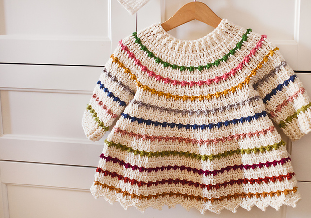 Ravelry: Rainbow Dress pattern by Mon Petit Violon