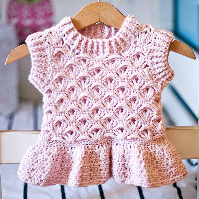 Ravelry: Ruffle Peplum Vest pattern by Mon Petit Violon