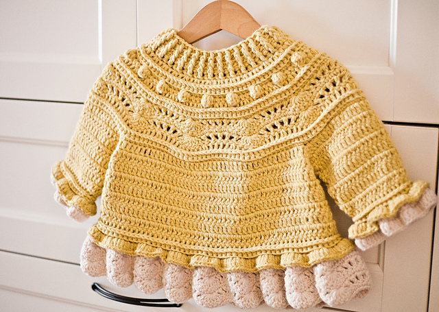 Ravelry: Ranunculus Sweater pattern by Mon Petit Violon