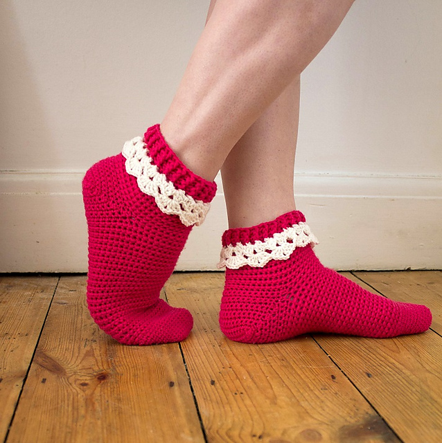 Ravelry: Basic crochet sock pattern by Anna Nikipirowicz