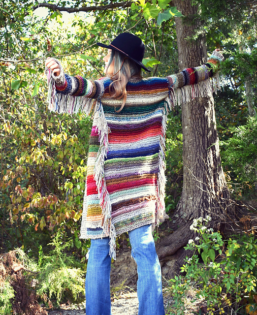 Ravelry: Scrappy Knit Duster pattern by Regina Weiss