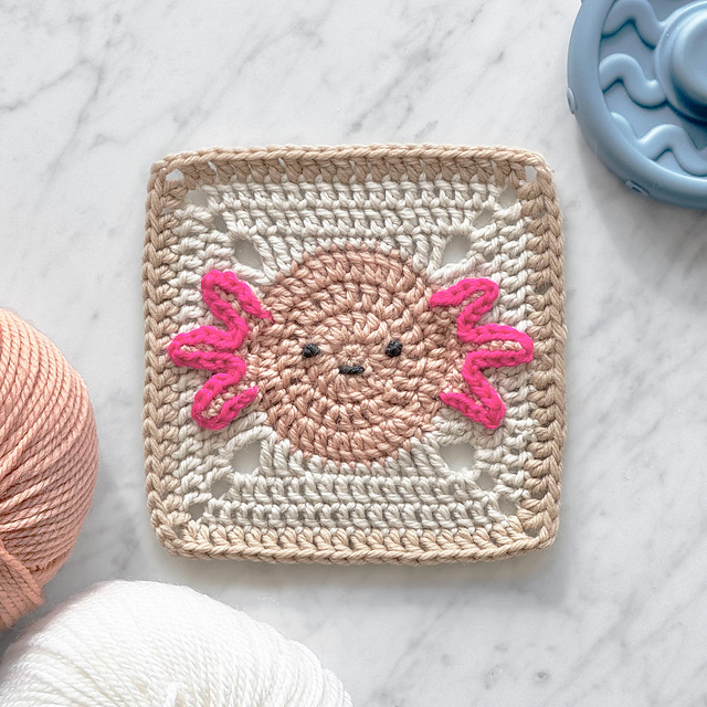 Ravelry: Axolotl Granny Square pattern by Morgane Yarn