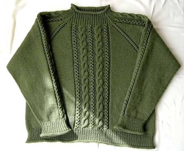 Ravelry: Raglan sleeve pullover pattern by Yuki Ayano (ユキアヤノ)