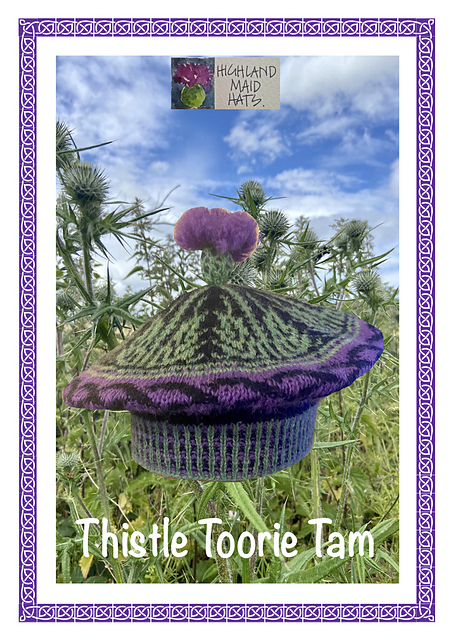 Ravelry: Thistle Toorie Tam pattern by Highland Maid Hats - Morven Gabriel