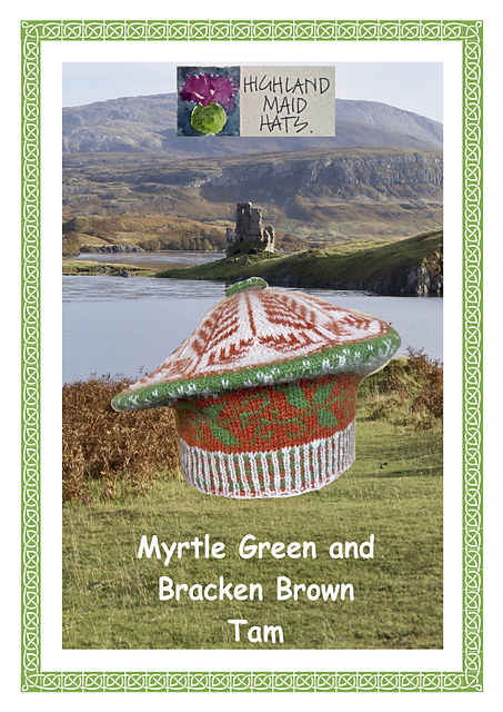 Ravelry: Myrtle Green and Bracken Brown Tam pattern by Highland Maid ...