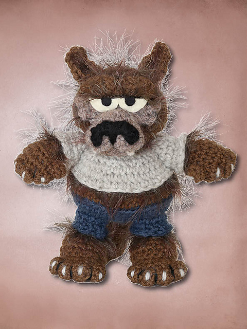 Ravelry: Werewolf Dave pattern by Megan Kreiner