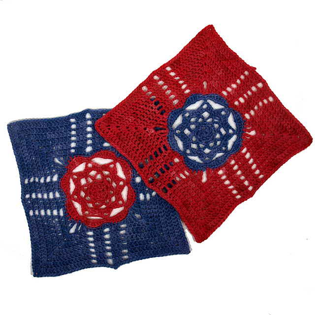 Ravelry: Galaxy - 8" square pattern by Melinda Miller