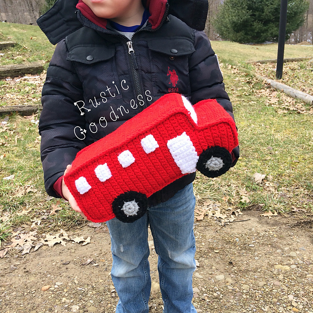 Ravelry: School Bus Toy pattern by Lori Zeller