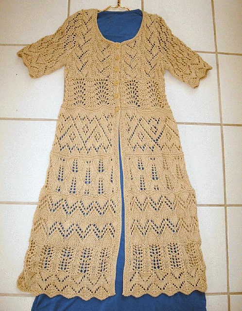 Ravelry: Lace Sampler Duster pattern by Susan Chastain
