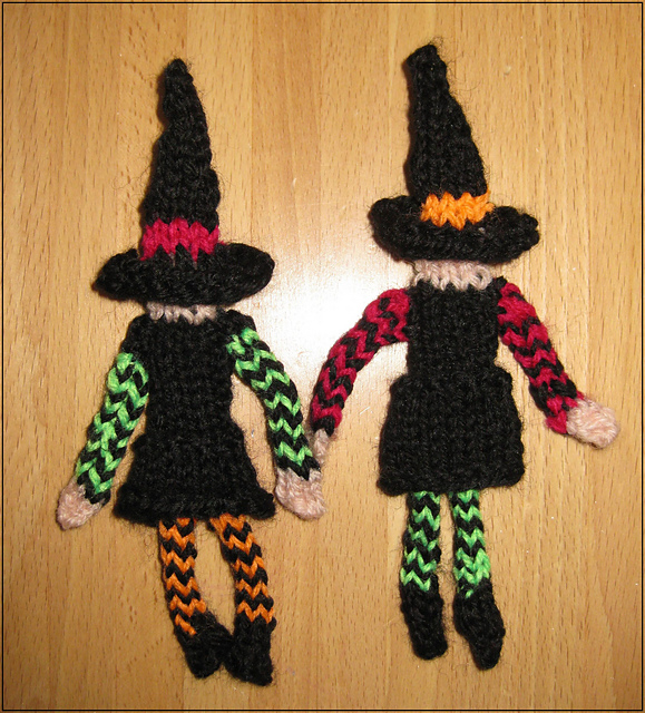 Ravelry: Tiny Halloween Witch pattern by Mrs Lettice Weasel