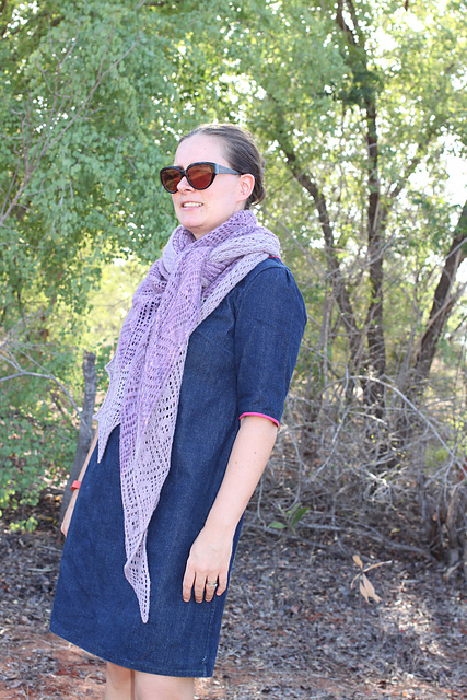 Ravelry: Dark Crystal Shawl pattern by Maya Levitt Designs