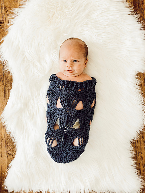 Ravelry: Royally Wrapped Baby Cocoon pattern by Lindsey Strippelhoff