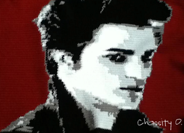Ravelry: Edward Cullen Portrait Afghan pattern by Chassity Oquendo