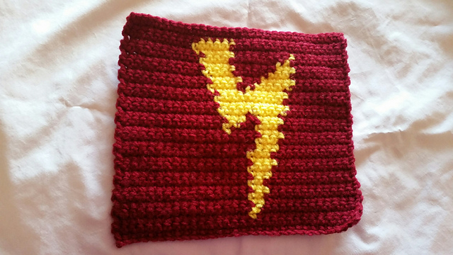 Ravelry: Harry Potter Lightning Bolt block pattern by Jennifer Boring