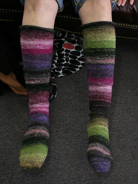 Ravelry: Knee High Socks pattern by Eisaku Noro & Co.,Ltd