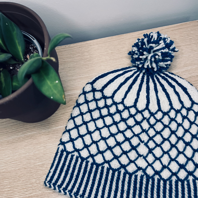 Ravelry: The Criss Cross Hat pattern by Polar Bear Knits