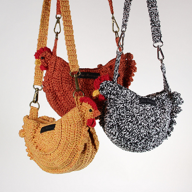 Ravelry: Lady Featherington - The Chicken purse pattern by Dorinda ...