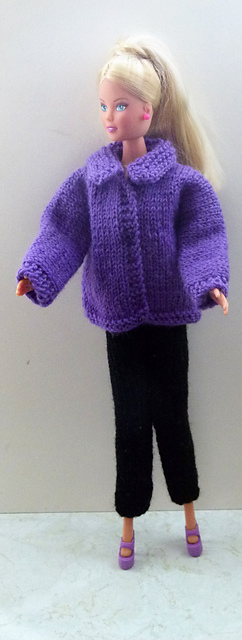 Ravelry: #0081 Lilac Jacket pattern by stickatillbarbie.se
