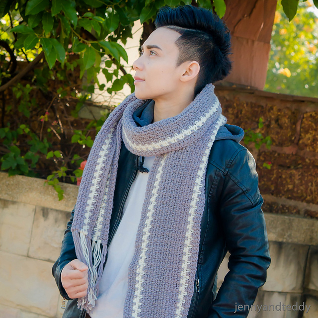 Ravelry: The Norton men scarf pattern by jennyandteddy