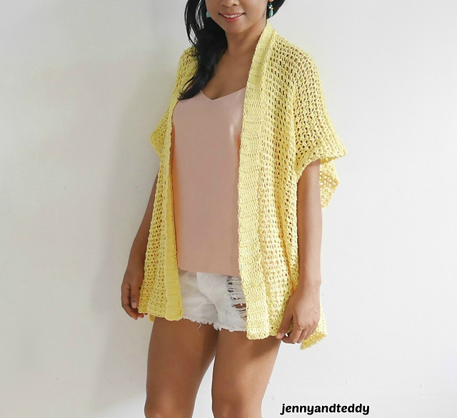 Ravelry: lemonade summer kimono pattern by jennyandteddy