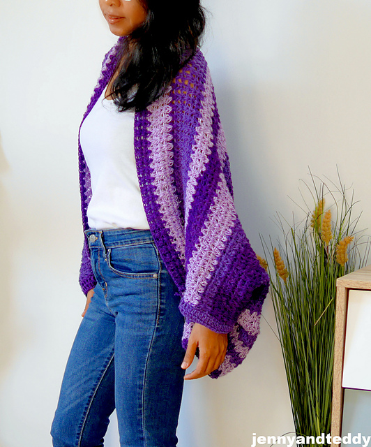 Ravelry: everyday cocoon cardigan pattern by jennyandteddy