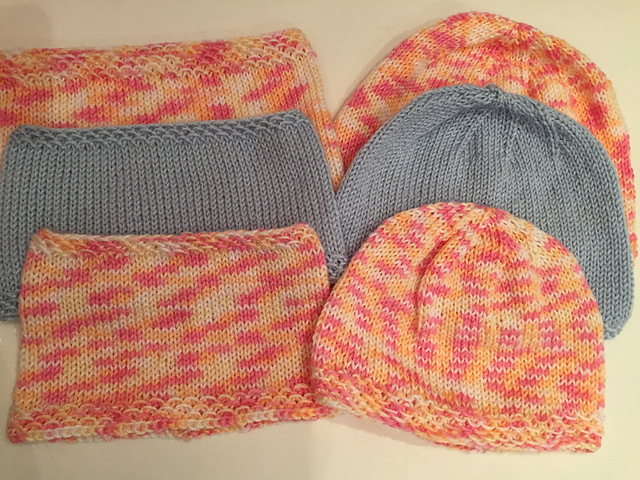Ravelry: Slip Stitch Baby Cowl & Hat pattern by Margo Terry