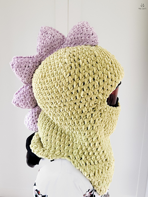 Ravelry: Drake Dragon Helmet Balaclava pattern by Muki Crafts