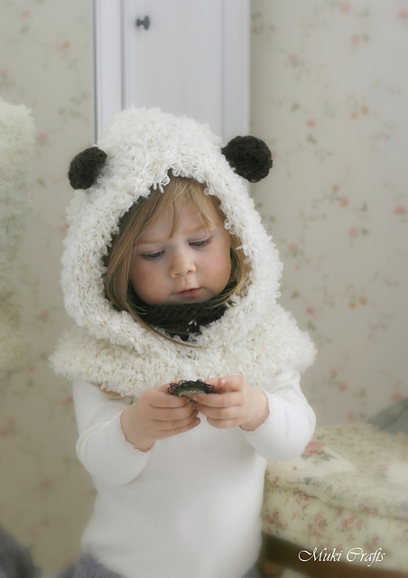 Ravelry: Mouton sheep hooded cowl pattern by Muki Crafts