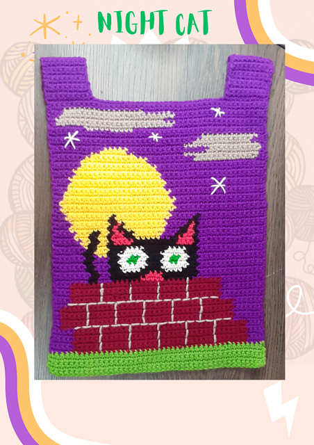 Ravelry: "Night Cat" pattern by Andrea Vera