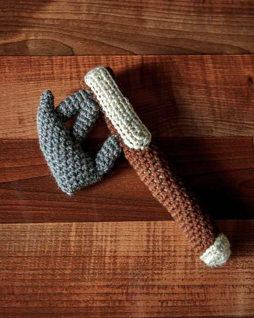 Ravelry: Hobbit Axe Baby Rattle pattern by Lisa Ferrel