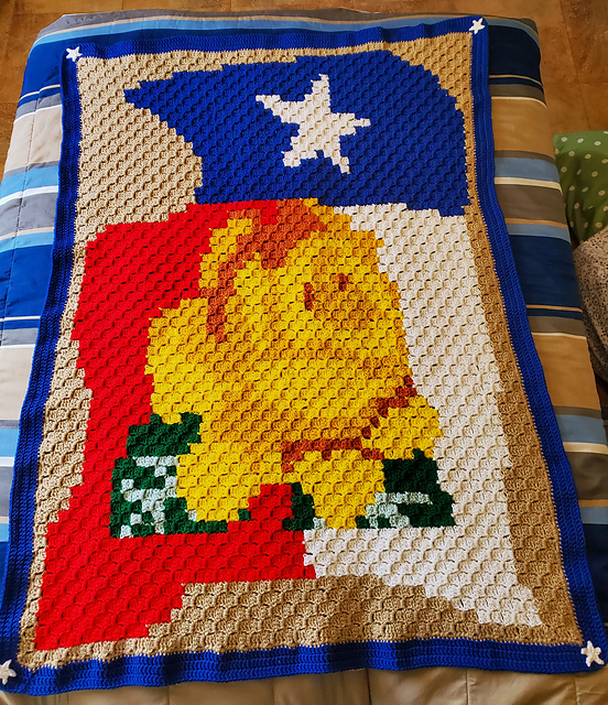 Ravelry: Yellow Rose of Texas Afghan pattern by Lisa Ferrel