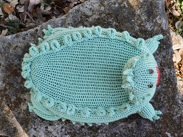 Ravelry: Texas Horned Lizard Addi pattern by Lisa Ferrel