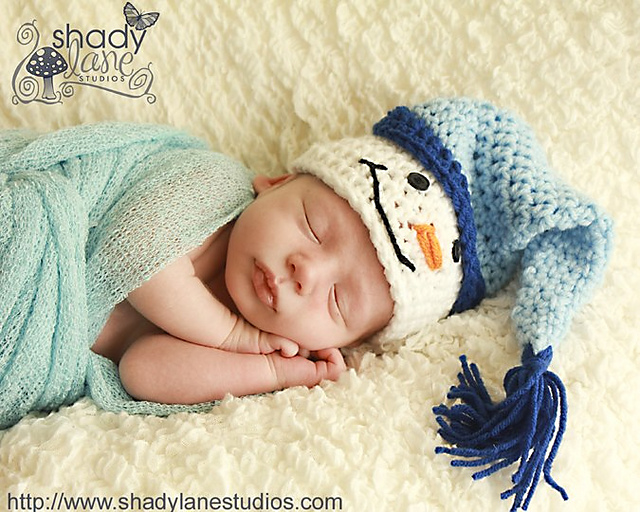 Ravelry: Snowman Hat / Snowgirl / Snowboy pattern by Sweet Potato 3
