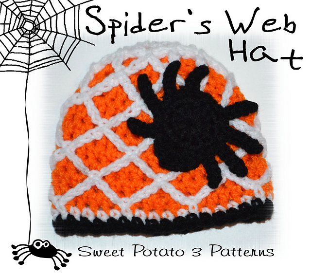 Ravelry: Spider Web / Fish Net Hat pattern by Sweet Potato 3