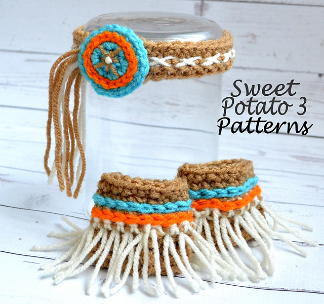 Ravelry: Native American Girl (Headband & Ankle Cuffs) pattern by Sweet ...