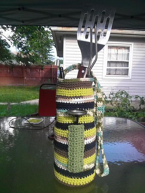Ravelry: Upcycle Coffee Can #2 Grill Utensil Caddy pattern by Elizabeth ...