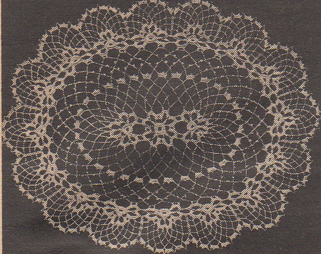 Ravelry: Irish Crochet Oval Doily pattern by Workbasket Magazine