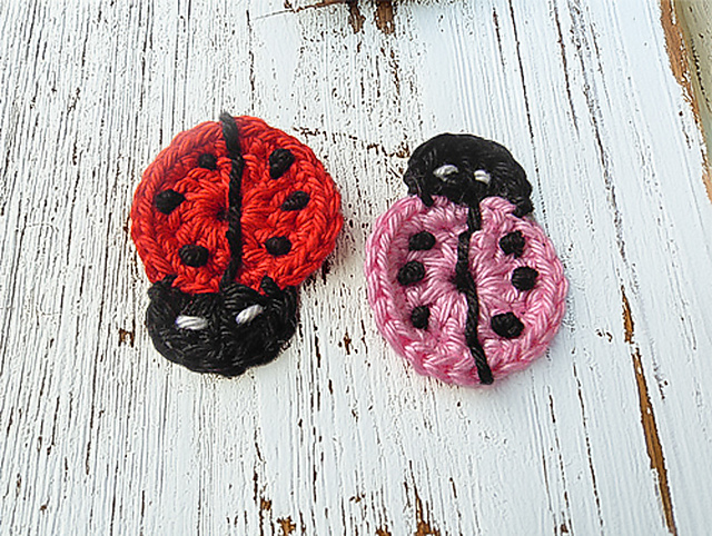 Ravelry: Lady bug applique pattern by Nadelpoesie