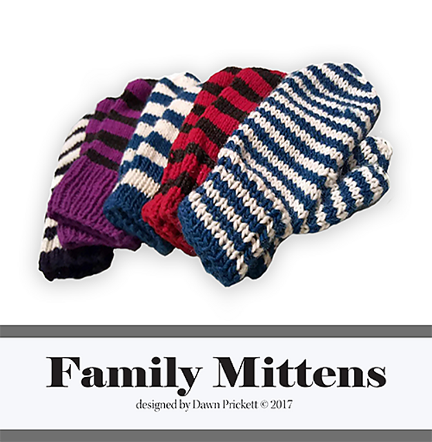 Ravelry: Family Mittens pattern by Dawn Prickett