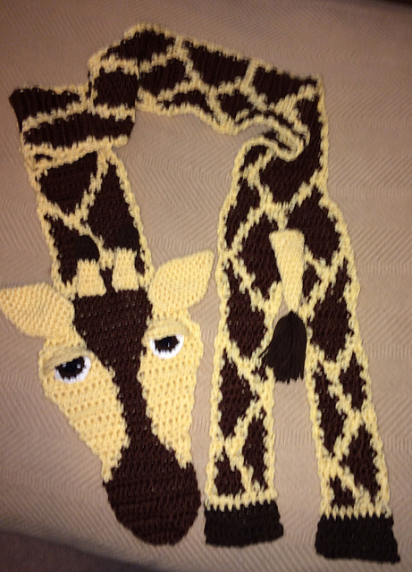 Ravelry: nanapatlee's Gerry the Giraffe Scarf