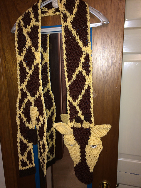 Ravelry: nanapatlee's Gerry the Giraffe Scarf