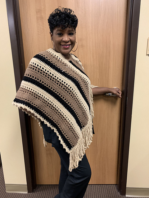 Ravelry: nanapatlee's Southwestern Poncho 4