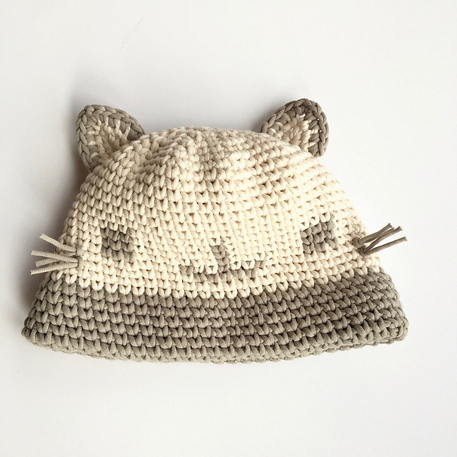 Ravelry: Kitty Cat Face Hat pattern by Tonya Bush