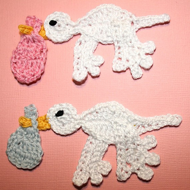 Ravelry: Stork pattern pattern by Nana Sue
