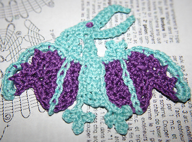 Ravelry: Pterodactyl Applique pattern by Nana Sue