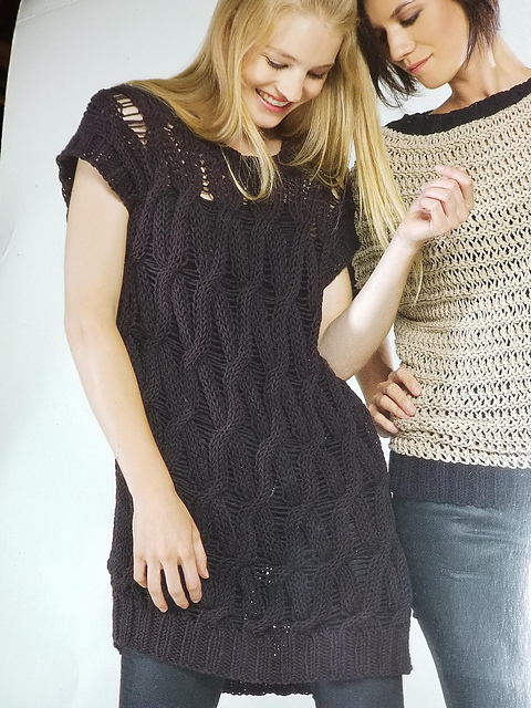 Ravelry: 01 Long top pattern by Lang Yarns