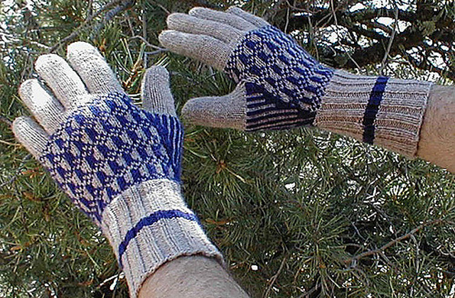 Ravelry: Geometric Gloves pattern by Nanette Blanchard