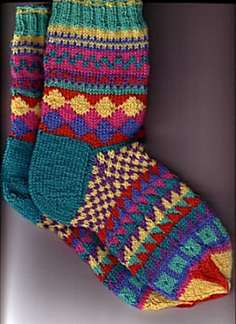 Ravelry: Salsa Socks pattern by Ann Carlile