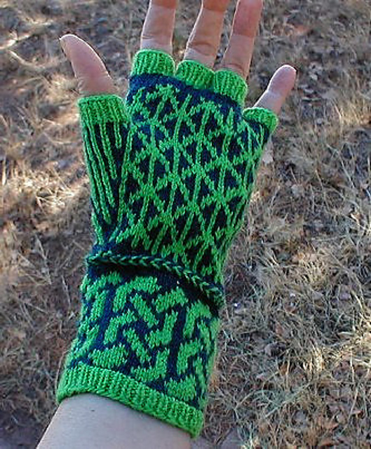 Ravelry: Black Forest Braided Gloves pattern by Nanette Blanchard