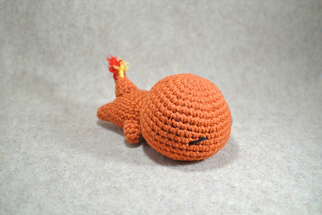 Ravelry: Sleeping Charmander pattern by nano ami